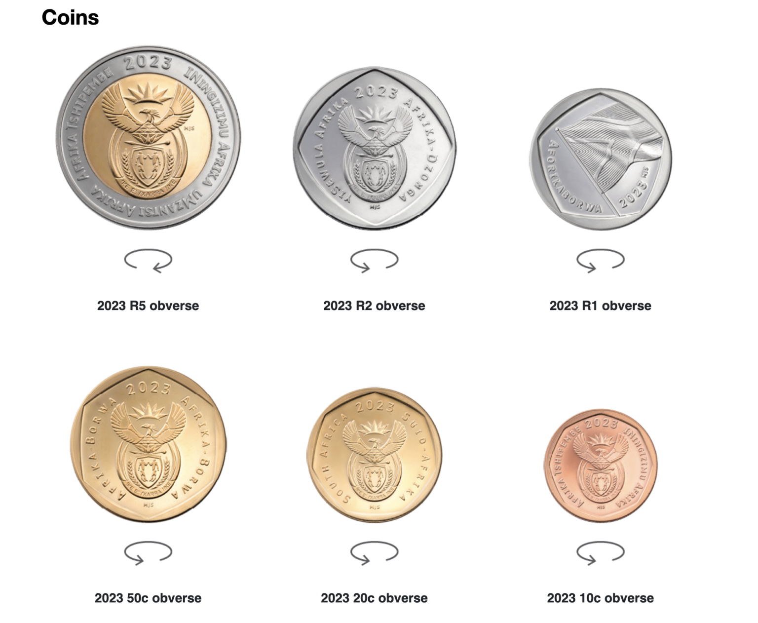 The South African Reserve Bank unveils its new banknotes